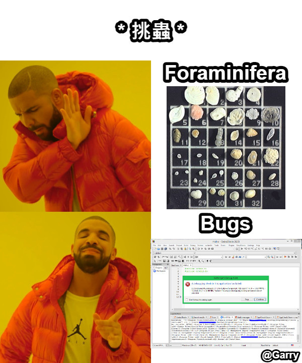 * 挑蟲 * Bugs Foraminifera