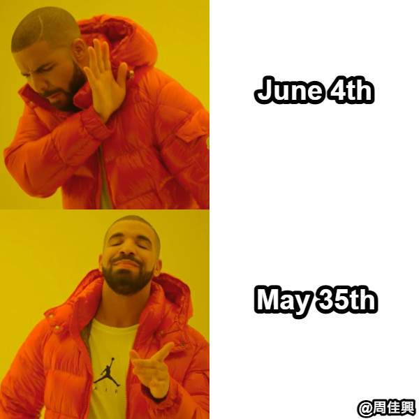 June 4th May 35th