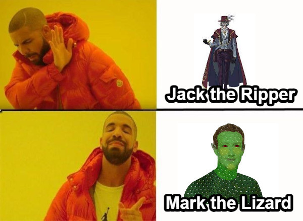 Jack the Ripper Mark the Lizard