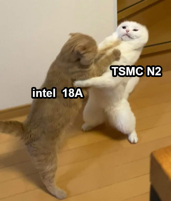 intel 18A TSMC N2